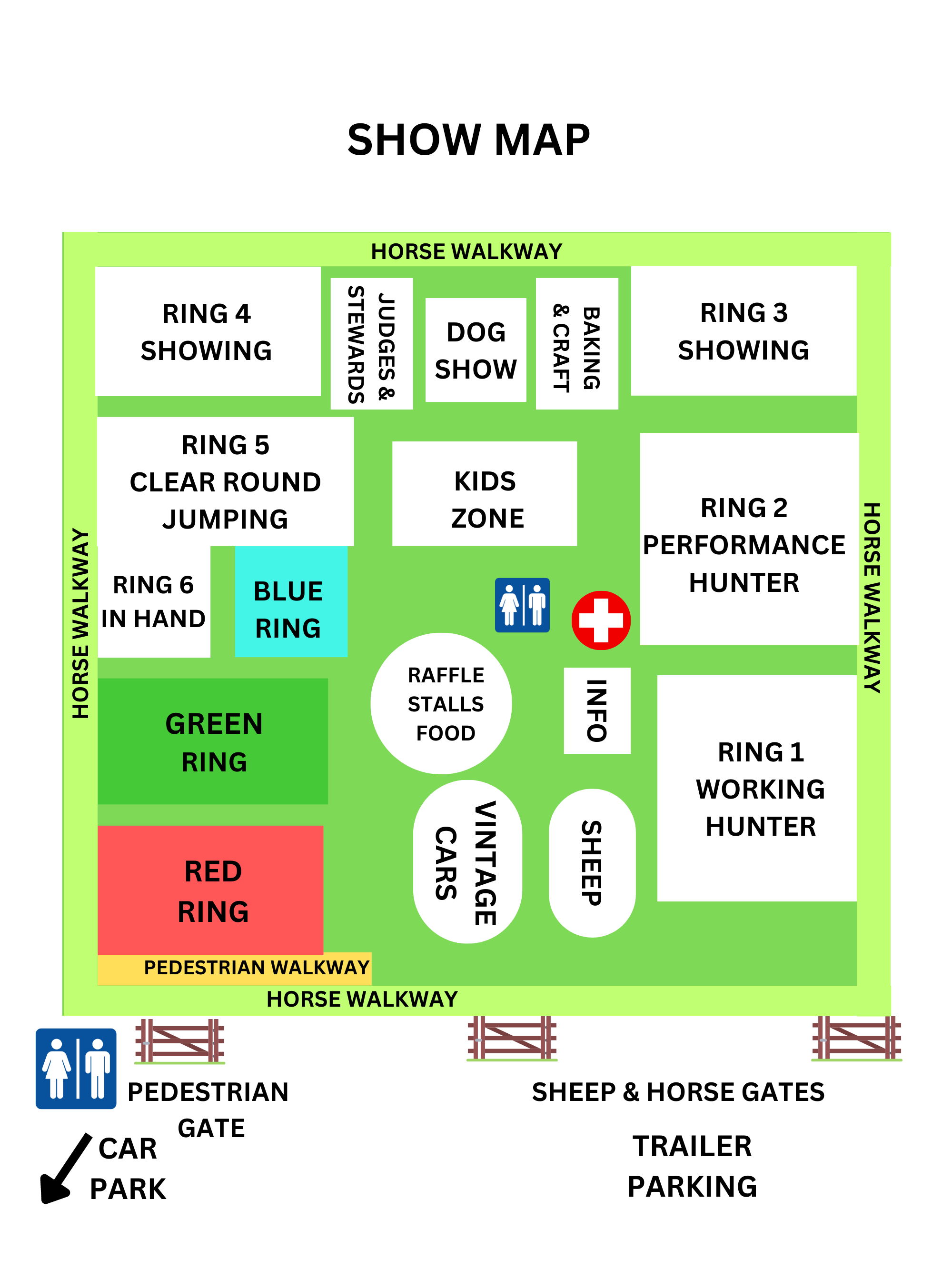 Show Map - Kilmacanogue Show